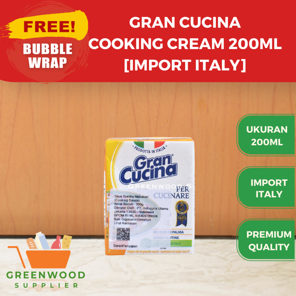 Jual Gran Cucina Cooking Cream / Krim Masak - 200ML | Shopee Indonesia