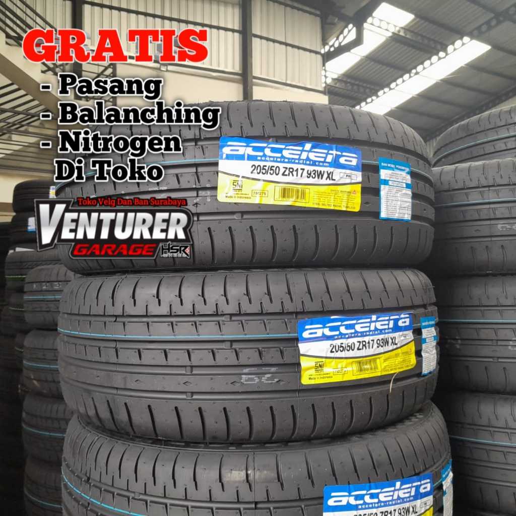 Jual Ban Mobil Ertiga Livina Ring 17 ukuran 205 50 r17 accelera phi FREE PASANG | Shopee Indonesia