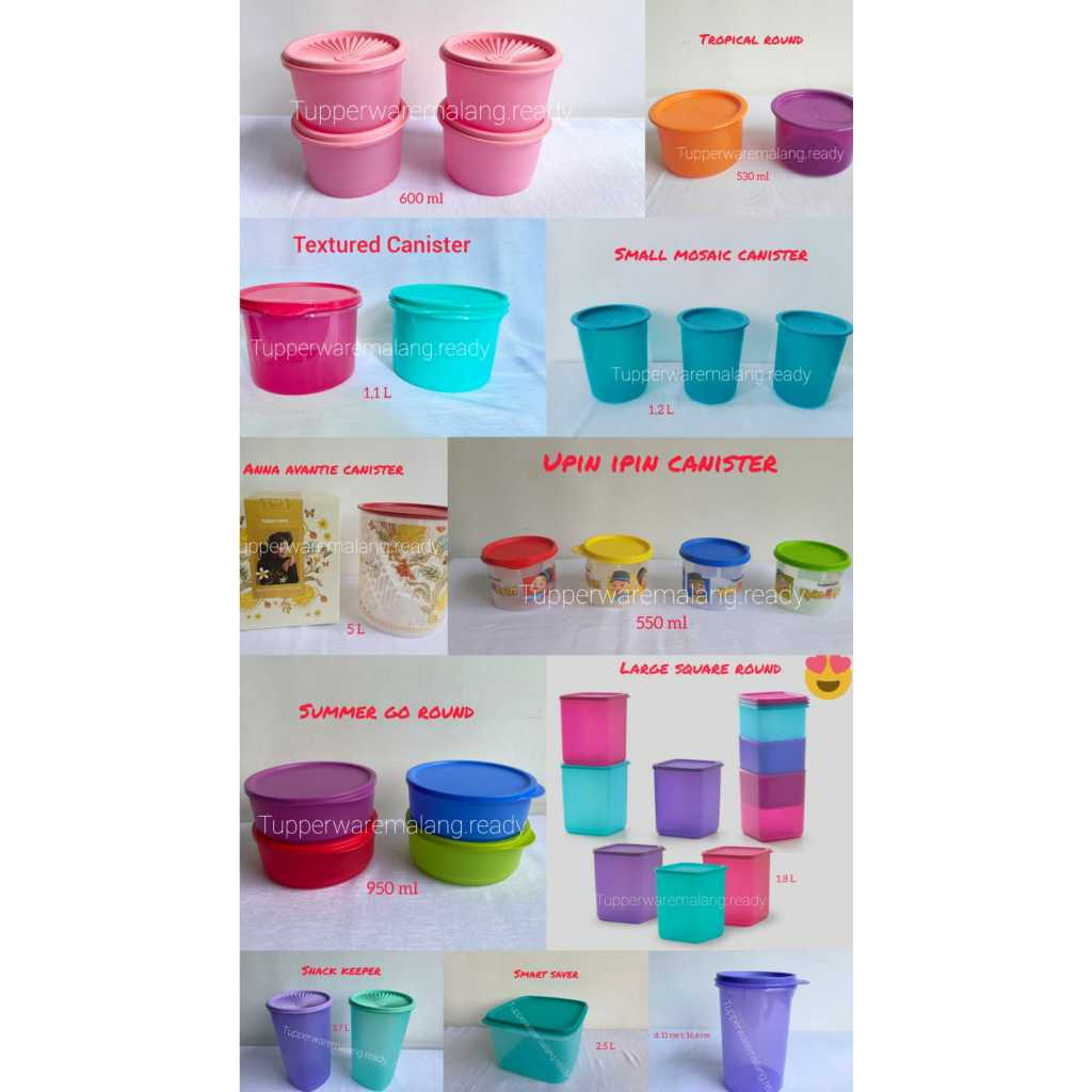 Jual TOPLES / WADAH / TUPPERWARE MURAH / FORTUNE BIRD BASELINE/ TRIO ...