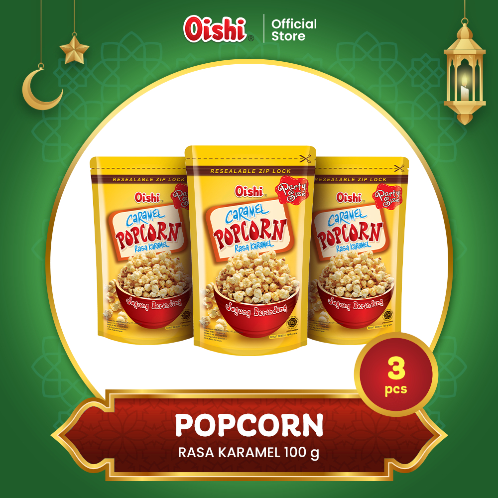 Jual Popcorn Rasa Karamel - Multipack 3 pcs | Shopee Indonesia