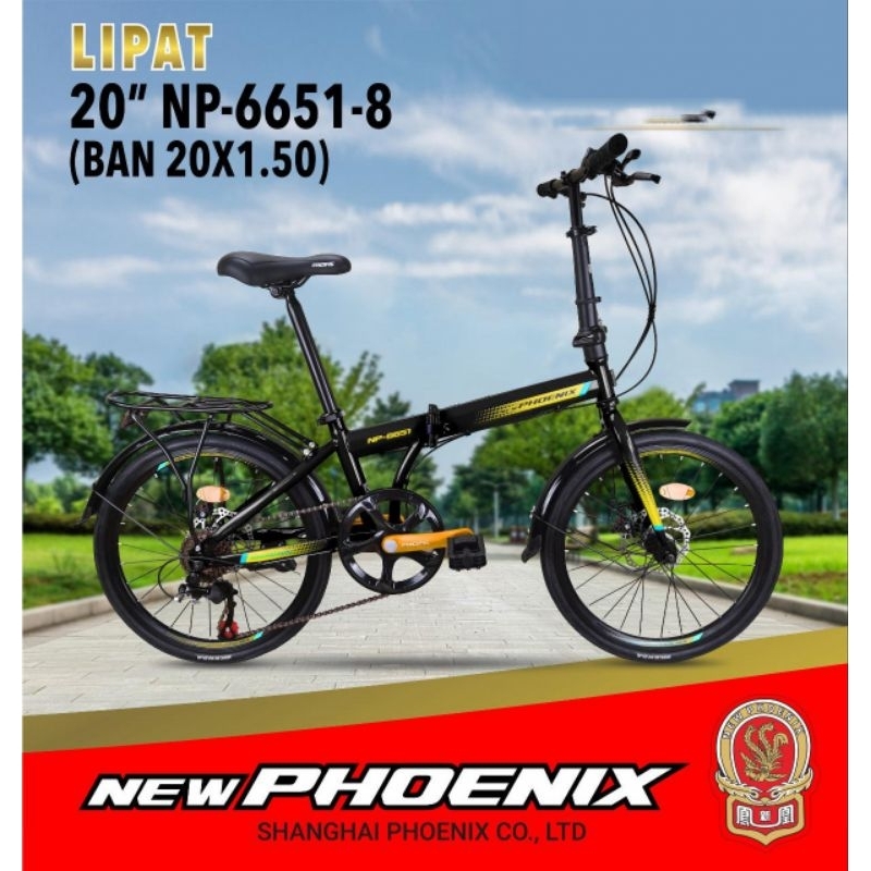 Jual sepeda 20 lipat new phoenix, phoenix star dan velion TANGO ...