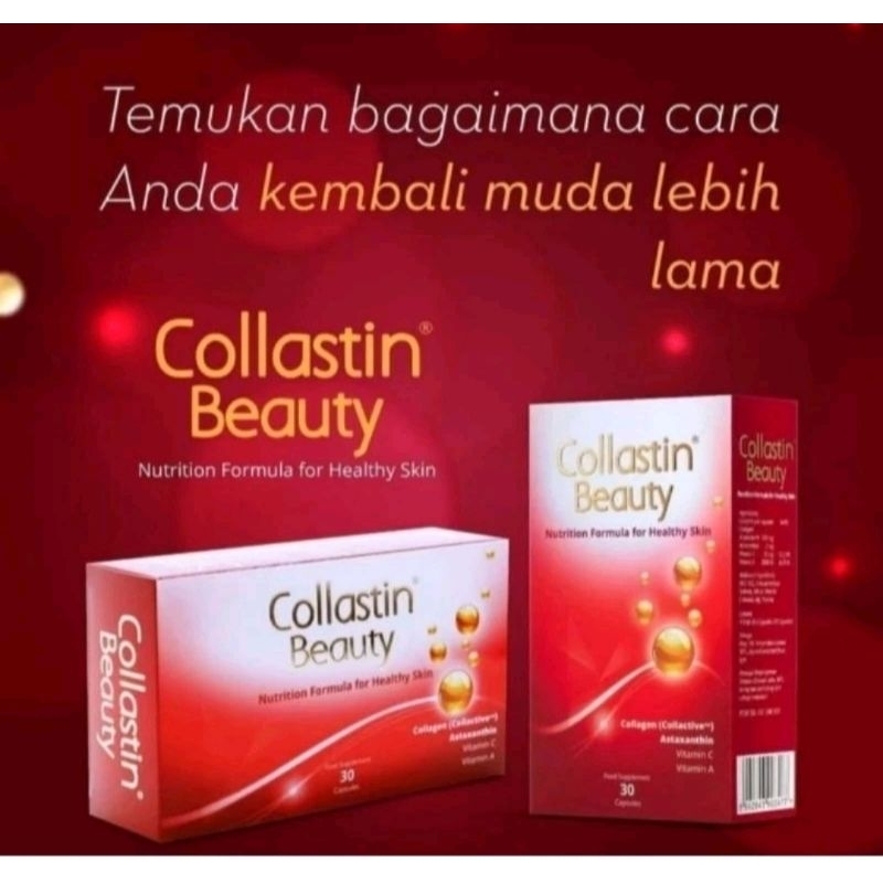 Jual Collastin Beauty 30 kapsul (Tanpa Dus )suplemen Kesehatan kulit ...