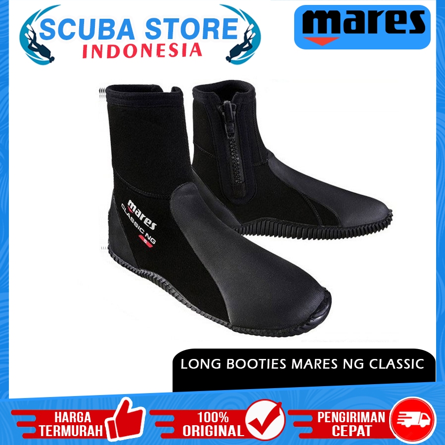Jual Long Boot Mares NG Classic 5mm Booties Boots Sepatu Pantai Karang ...