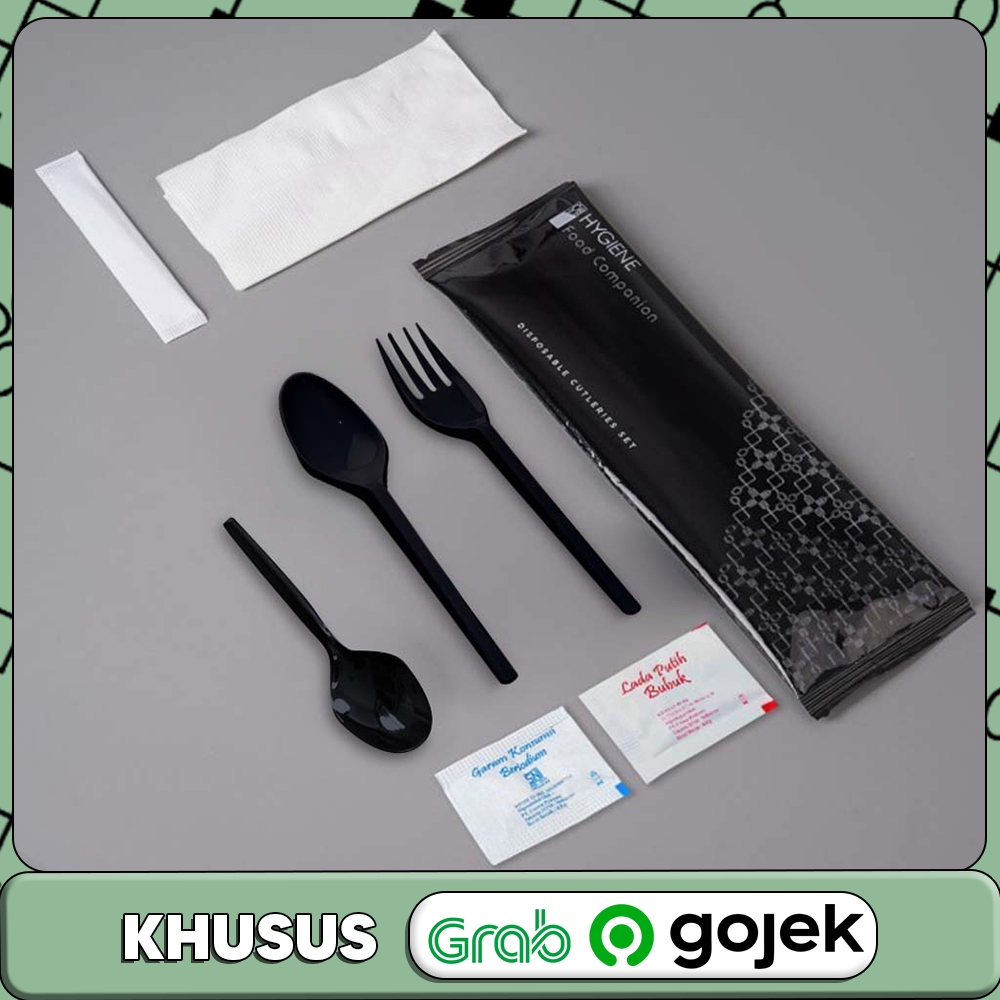 Jual Set Sendok Garpu Sendok Teh Plastik Tusuk Gigi Tissue Lada Garam ...