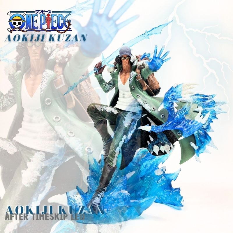 Jual Action Figure Admiral Aokiji Kuzan After Timeskip LED Onepiece ...