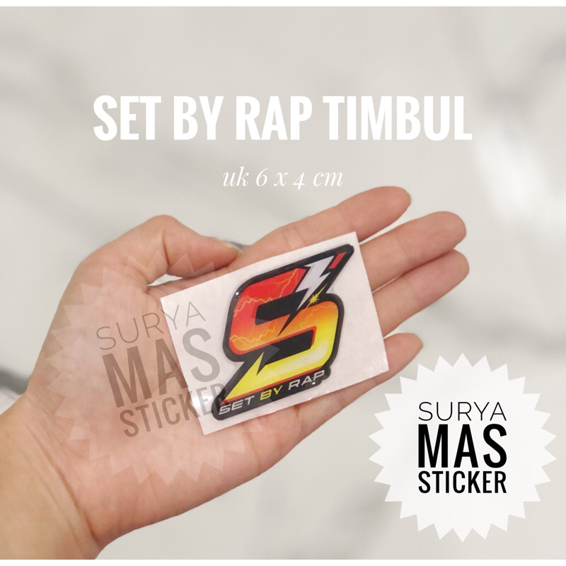 Jual stiker set by rap timbul motor | Shopee Indonesia