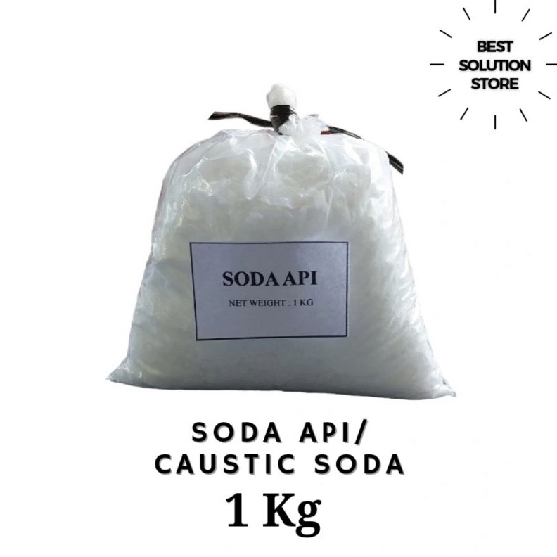 Jual ART M1G Soda Api Flake Caustic Soda NaOH 99 1 kg | Shopee Indonesia