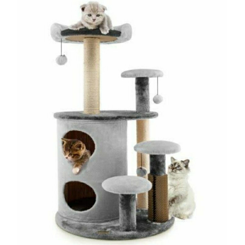 Jual cat condo cat tree rumah kucing atau box tempat bermain kucing ...