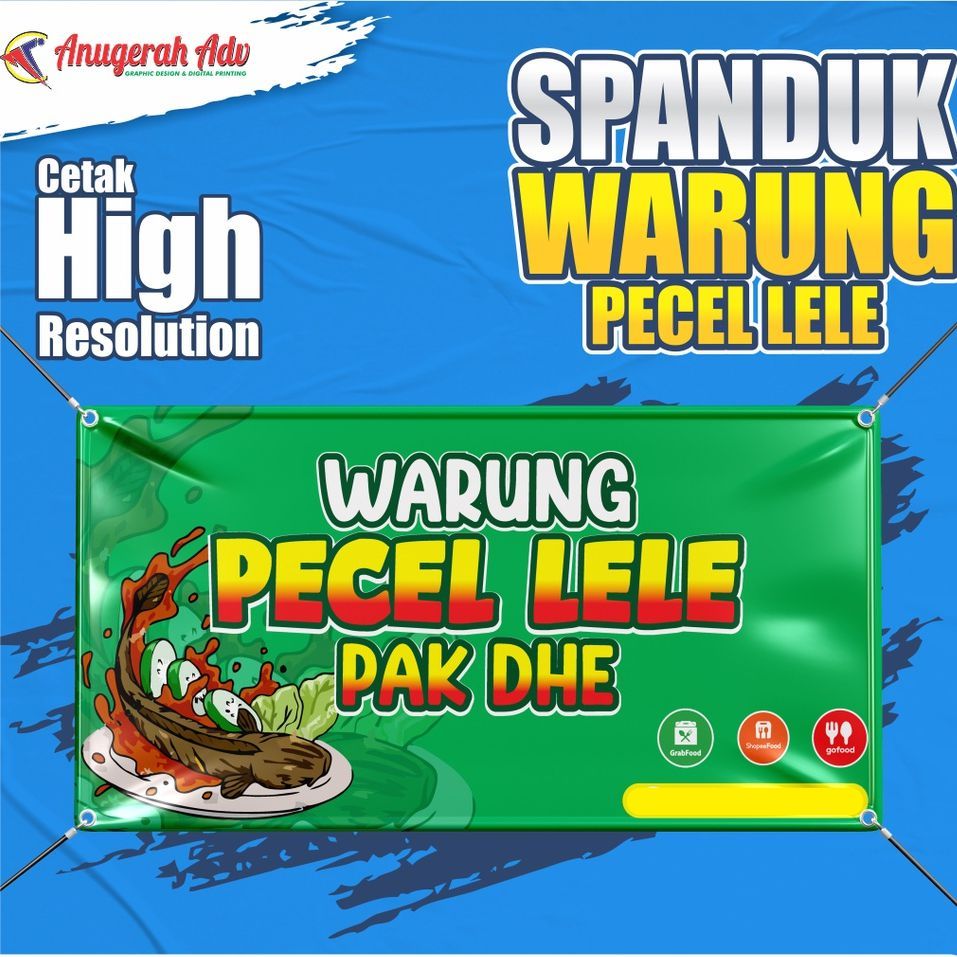 Jual BANNER WARUNG PECEL LELE FREE DESIGN | Shopee Indonesia
