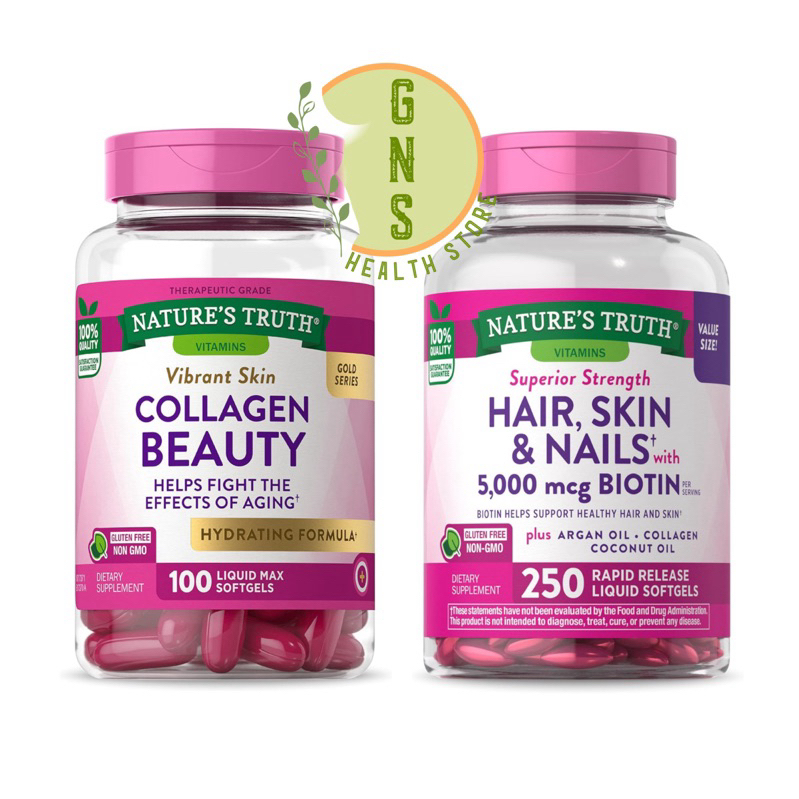 Jual Natures Nature's Nature Truth Collagen Beauty Hair Skin Nails ...