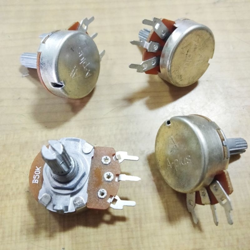 Jual POTENSIO MONO BESAR A PLUS 50K 50 K POTENSIOMETER MONO 50K 50 K ...