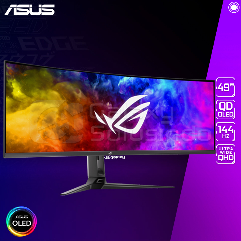Jual ASUS ROG Swift OLED PG49WCD 49 Inch QD-OLED UWQHD 144Hz CURVED G ...