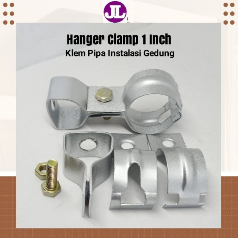 Jual Klem Gantung Engsel Pipa 1 Inch Instalasi Pipa Gedung Hanger Clamp ...