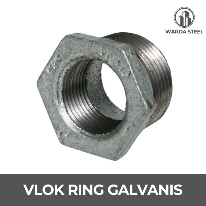 Jual Vlok Ring Besi Galvanis 2" x 1/2" - Verlop Bushing Reducer Drat 2 ...