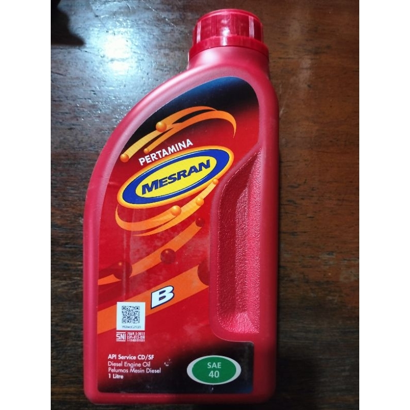 Jual Oli mesin diesel Mesran B 1liter | Shopee Indonesia