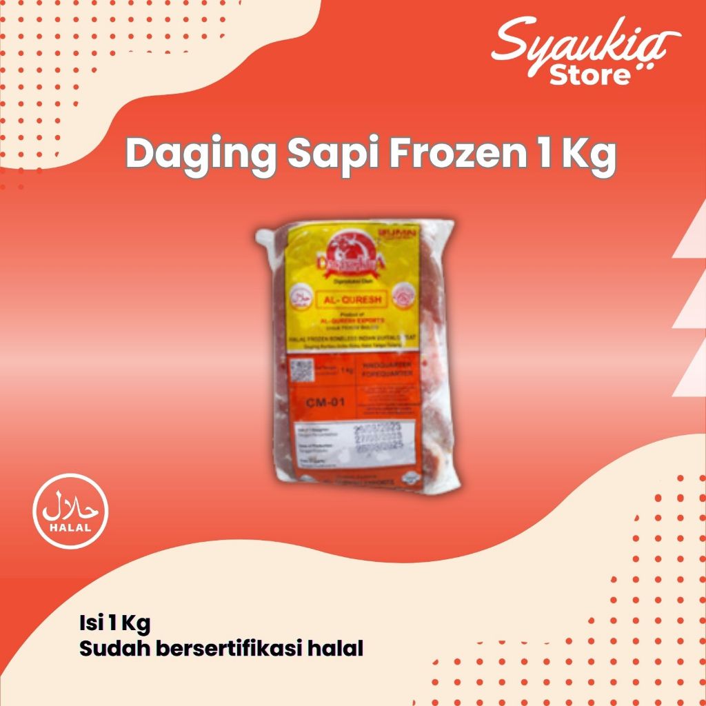 Jual Dagingku Daging Sapi Kerbau Frozen 1 Kg Syaukia Store | Shopee ...