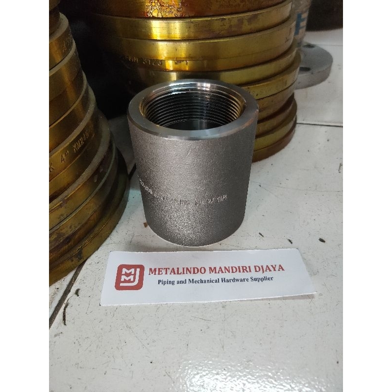Jual Socket / Coupling Besi Class 3000 Drat Npt A105 2 1/2" | Shopee ...