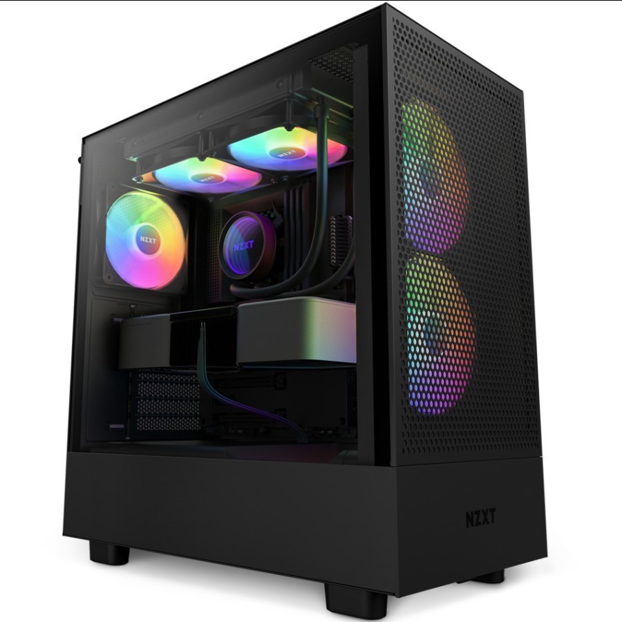 Jual NZXT H5 FLOW RGB MATTE MID TOWER PC CASE CASING GAMING CHASSIS ...