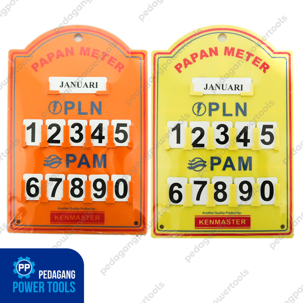 Jual PAPAN METERAN PLN PAM METER KENMASTER PLASTIK STAND - WARNA RANDOM ...