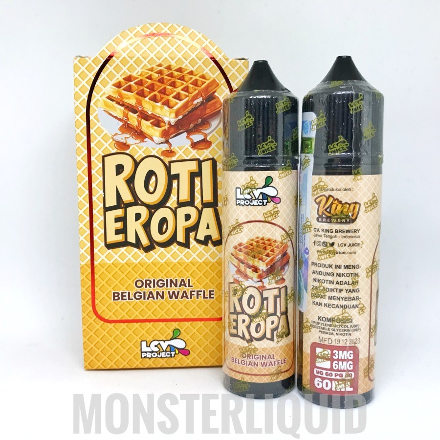 Jual LCV PROJECT ROTI EROPA ORIGINAL BELGIAN WAFFLE 3MG 6MG 60ML ...