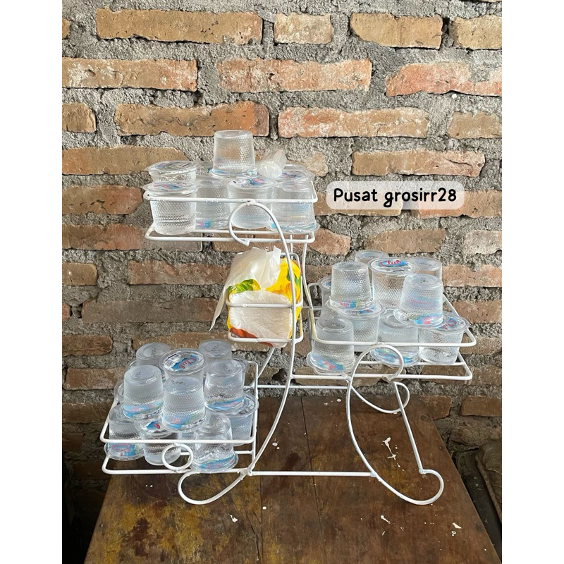 Jual rak minuman / rak tempat aqua / rak serbaguna / box minuman ...