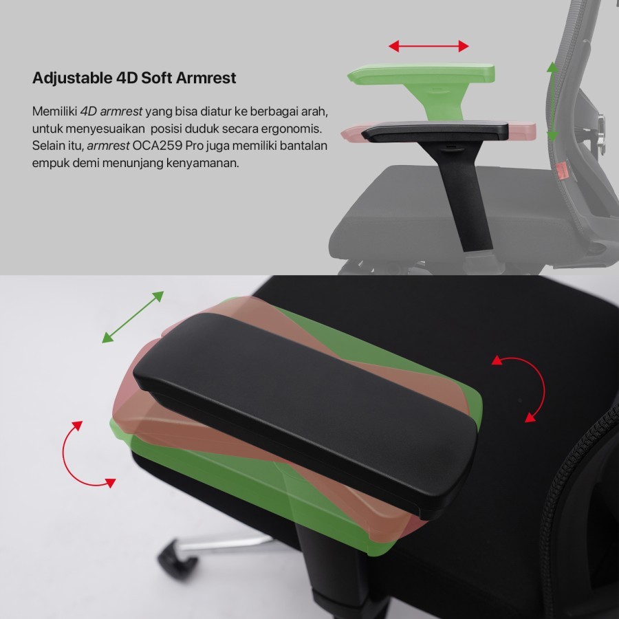 Jual Fantech Oca259 Pro Premium Office Chair | Shopee Indonesia