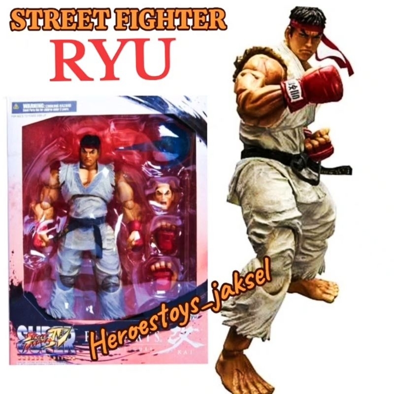 Jual RYU Figure Street Fighter IV RYU Fighter PlayArts _Ryu Figure ...