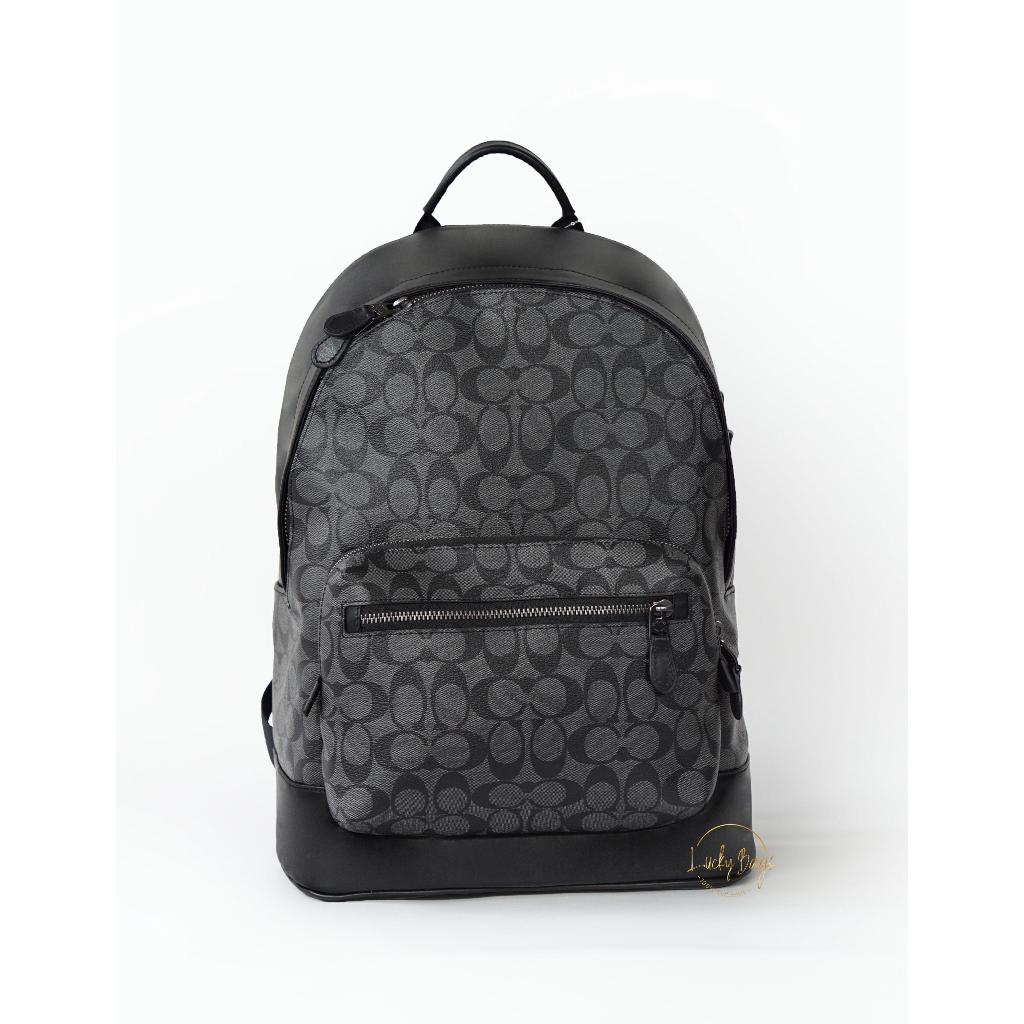 Jual Coach west backpack signature (authentic/original) | Shopee Indonesia