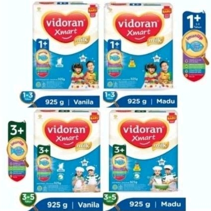 Jual Vidoran xmart 1+ 3+ 5+ coklat vanila madu 700gr 925gr | Shopee ...