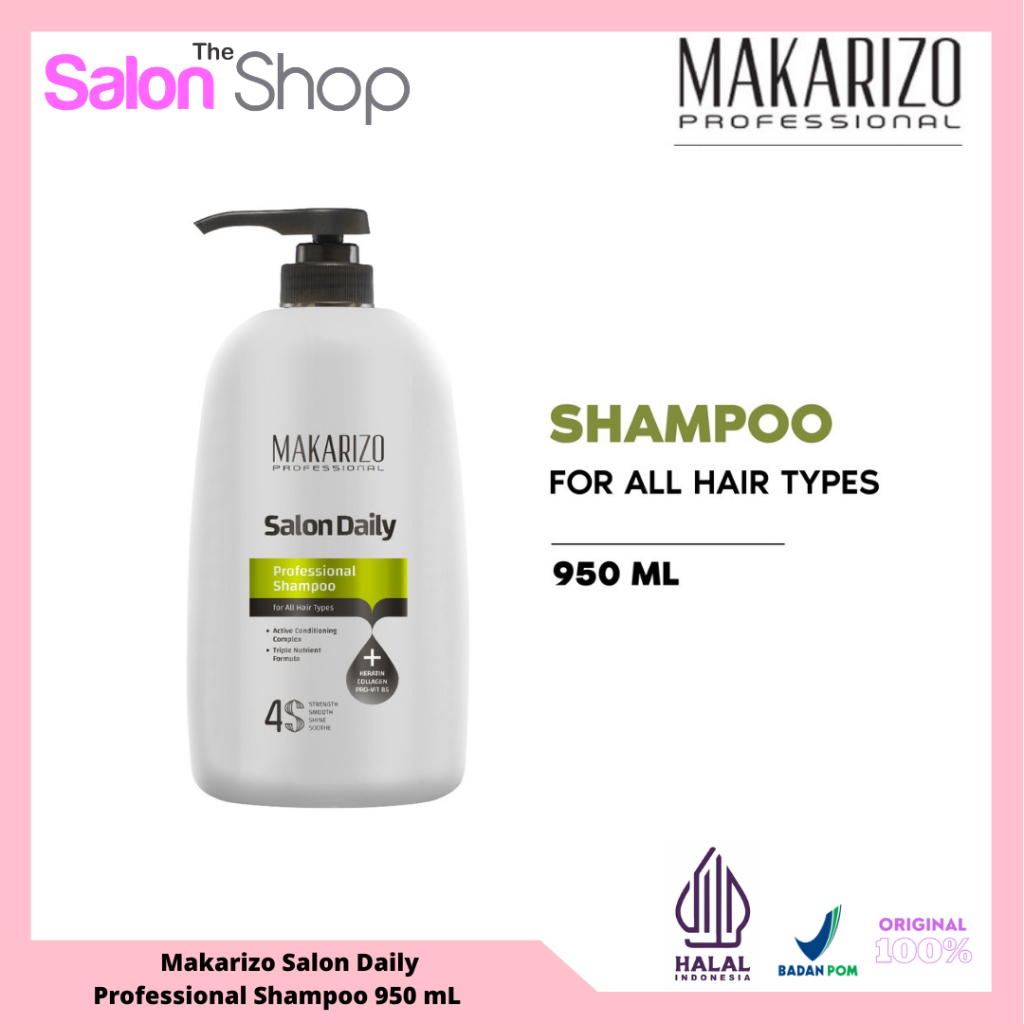 Jual Makarizo Salon Daily Professional Shampoo | gdlb01 | Shopee Indonesia