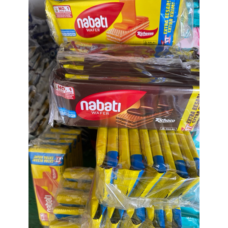 Jual Wafer Nabati Seribuan - Cokelat & Keju | Shopee Indonesia