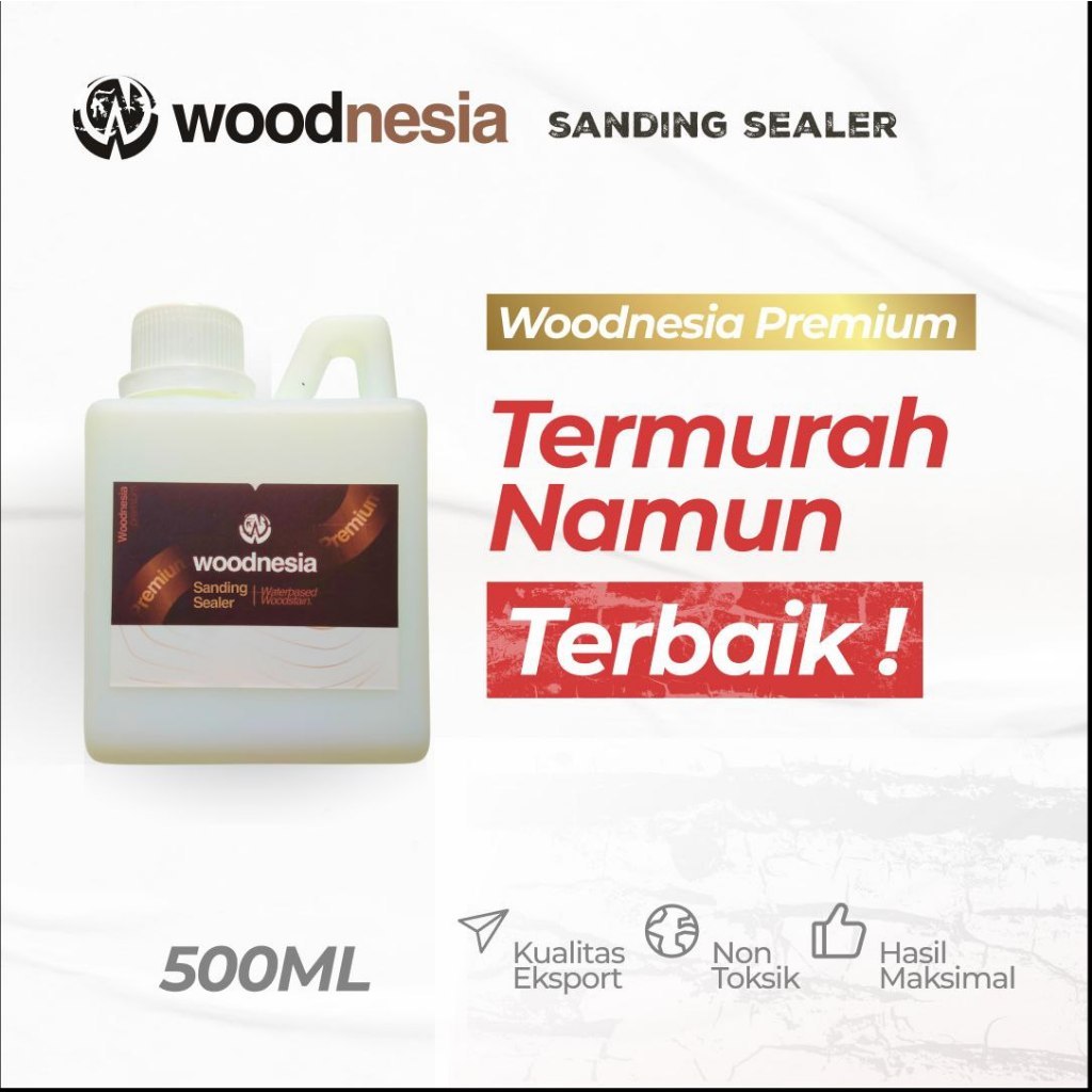 Jual Sanding sealer kayu dan rotan sending woodnesia 2 in 1 top coat ...