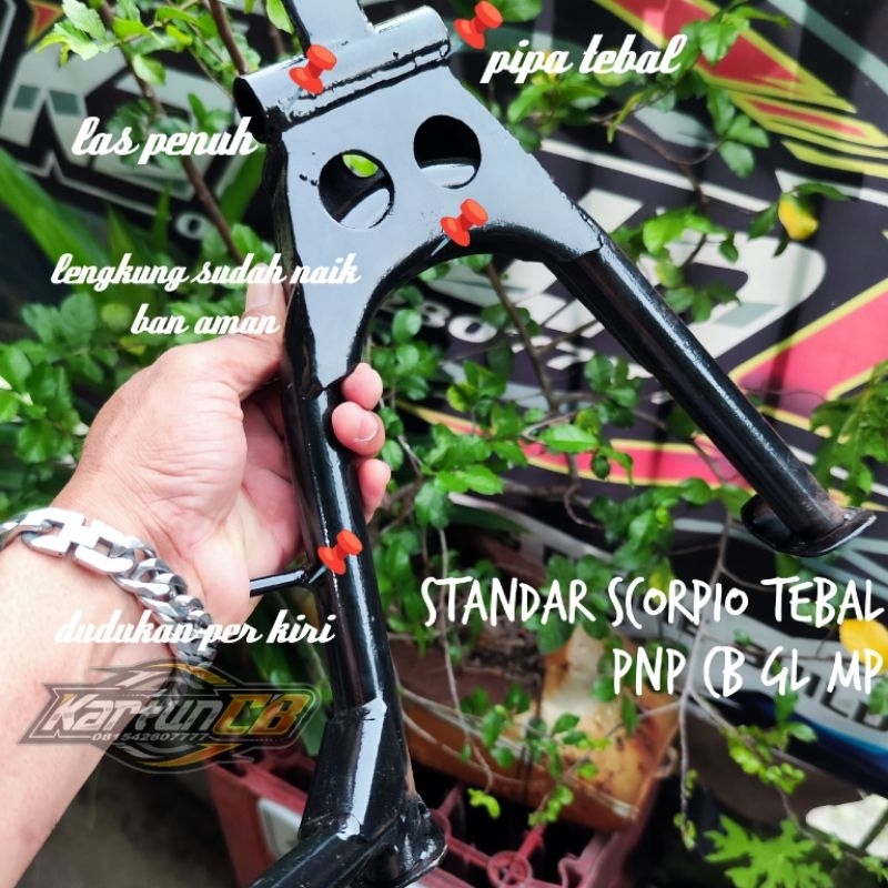 Jual Standar double Scorpio pnp CB GL MP pipa tebal Lass penuh lengkung ...