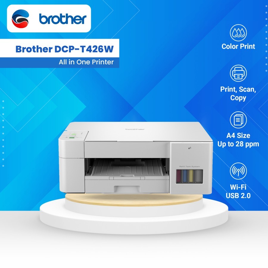 Jual BROTHER Printer Inkjet InkTank Multifunction DCP T426W T426 W All ...