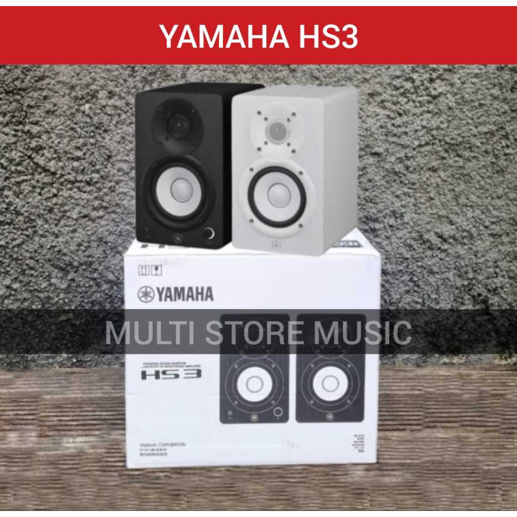Jual Yamaha HS3 - HS 3 - HS-3 - Speaker Studio Monitor Flat - Original | Shopee Indonesia