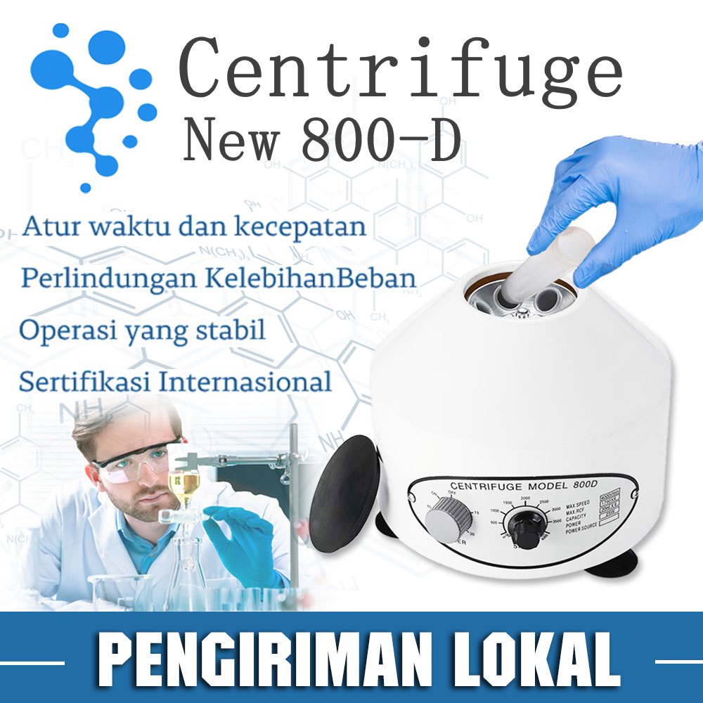 Jual Alat Centrifuge Mesin 6 hole 4000 rpm Centrifuga Original ...