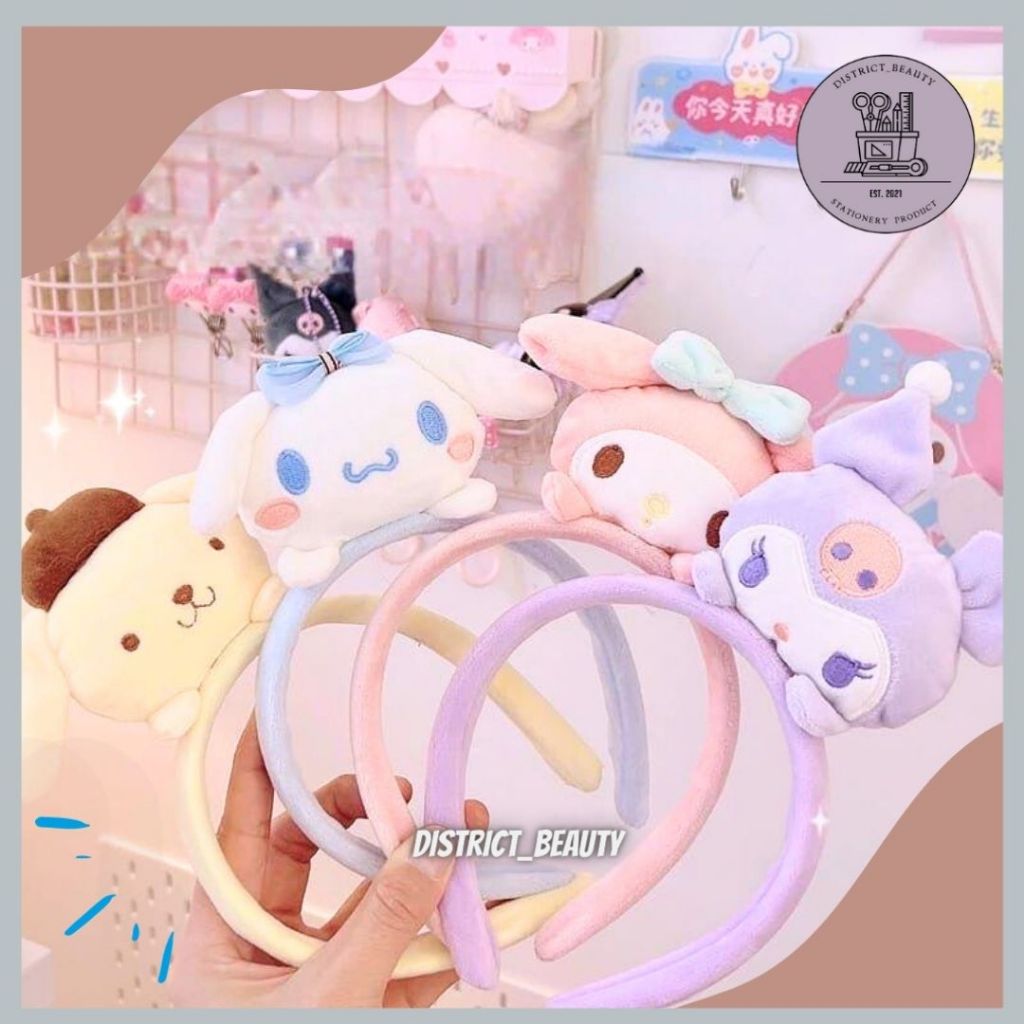 Jual BANDO SANRIO LUCU BANDO BONEKA KUROMI CINNAMOROL BANDO BONEKA LUCU ...