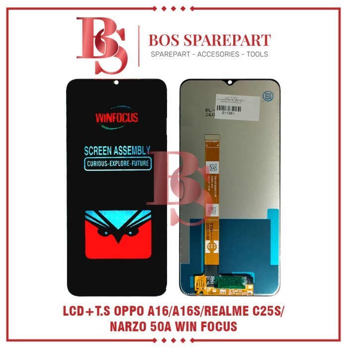 Jual LCD TOUCHSCREEN OPPO A16 / A16S / REALME C25 / C25S / NARZO 50A UNIVERSAL | Shopee Indonesia