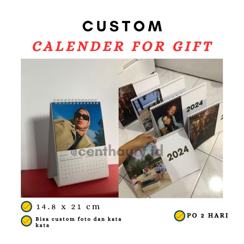 Jual Custom Kalender Dinding / Wall Calender _ Stand Calender ...