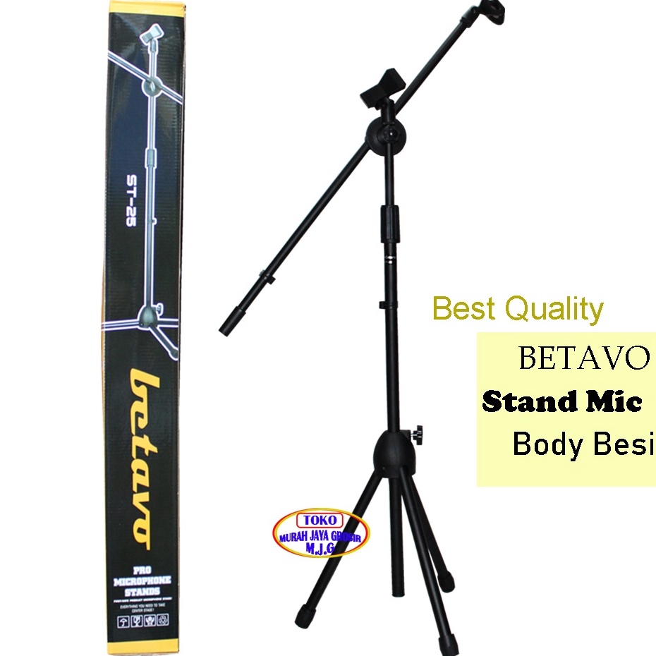 Jual WB Stand Mic Betavo ST25 Standing Mik Microphone Up down Multi ...