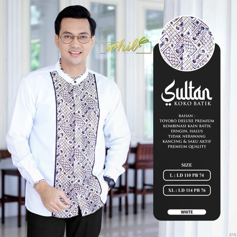 Jual CALLIANA -Koko sultan Mirza Adnan Farhan Motaz Best seller Fashion ...