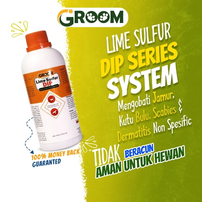 Jual Lime sulfur dip obat rendam kucing scabies jamur ketombe demodex ...