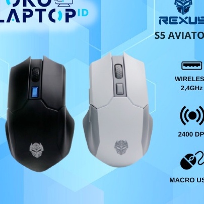 Jual Tawaran Rexus S5 Aviator Wireless Gaming Mouse Garansi Resmi 1 ...