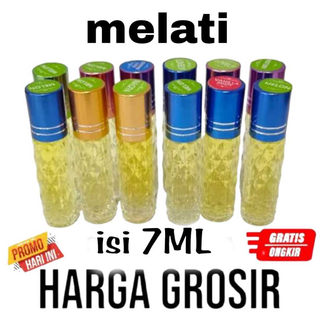Jual MELATI (7 ML) PARFUM ROLL ON MOTIF WAJIK NON ALKOHOL 7 ML TERMURAH ...