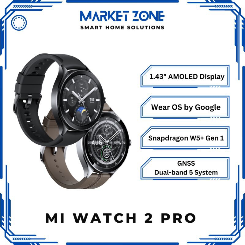Jual Mi Watch 2 Pro Smartwatch AMOLED Display Snapdragon W5+ Gen 1 Wear ...