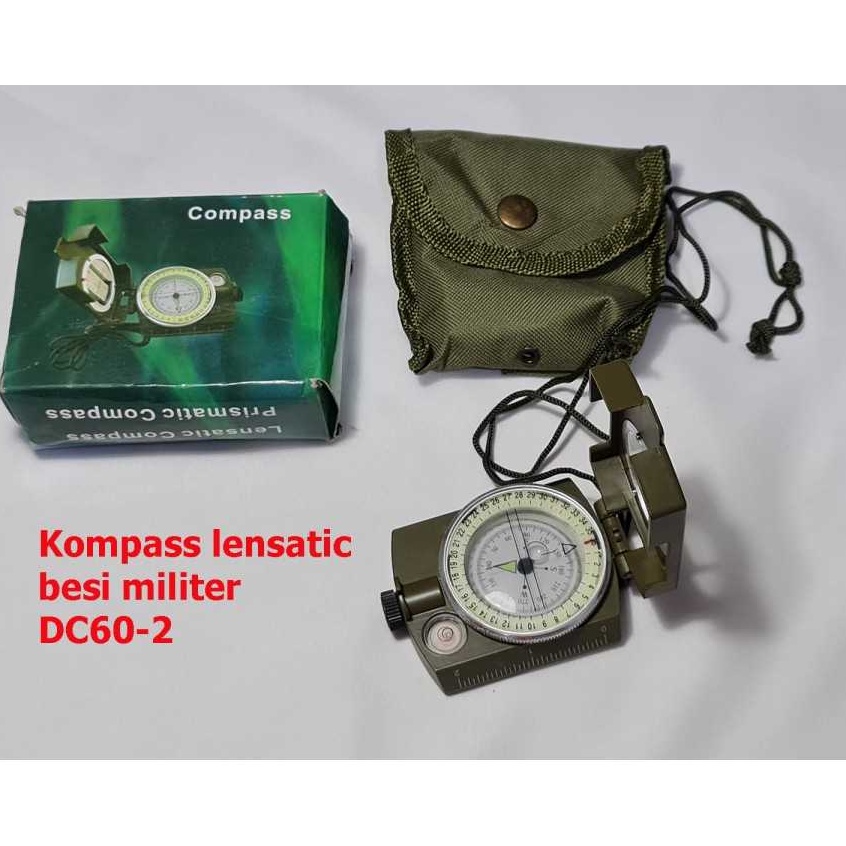 Jual MEGA DC62 Compass Lensatic Prismatic Geology Sighting Camping ...