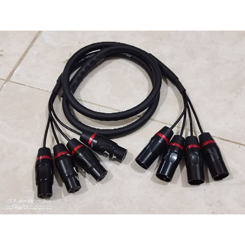 Jual kabel snake 4ch panjang 1,5meter kabel merk SPL AUDIO CSA-04 ...