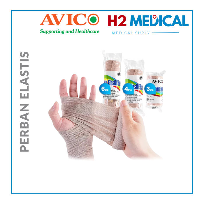 Jual AVICO Elastic Bandage Perban Elastis Ukuran 15 cm 10 cm 7,5cm 6 4 ...