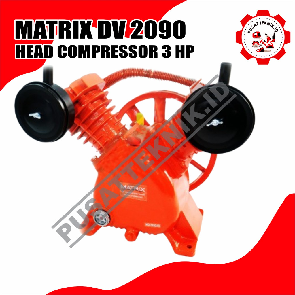 Jual KEPALA KOMPRESSOR 3HP MATRIX DV 2090 HEAD COMPRESSOR MATRIX DV2090 ...