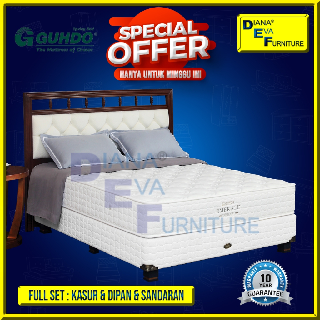 Jual Guhdo Emerald Dream Set Kasur Springbed (Executive) | Shopee Indonesia